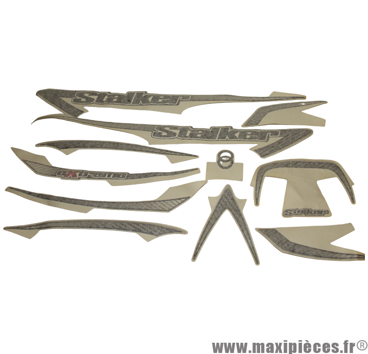 Kit stickers complet gilera stalker 50cc | pièce scooter - Maxi Pièces 50