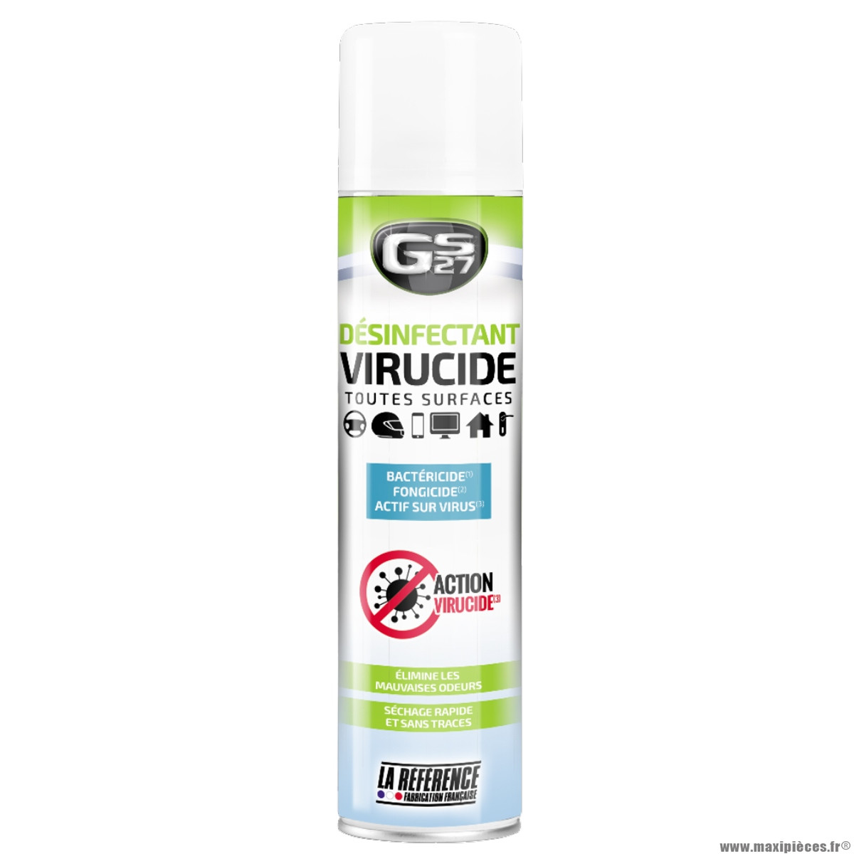 Desinfectant 400ml virucide GS27 pour Scoot | Outils - Maxi Pièces 50