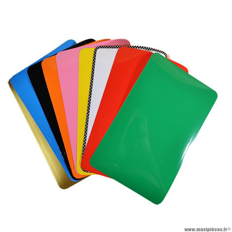 Immatriculation - Liseret plaque nr spm 210x130 x10 panache | Scoot ...